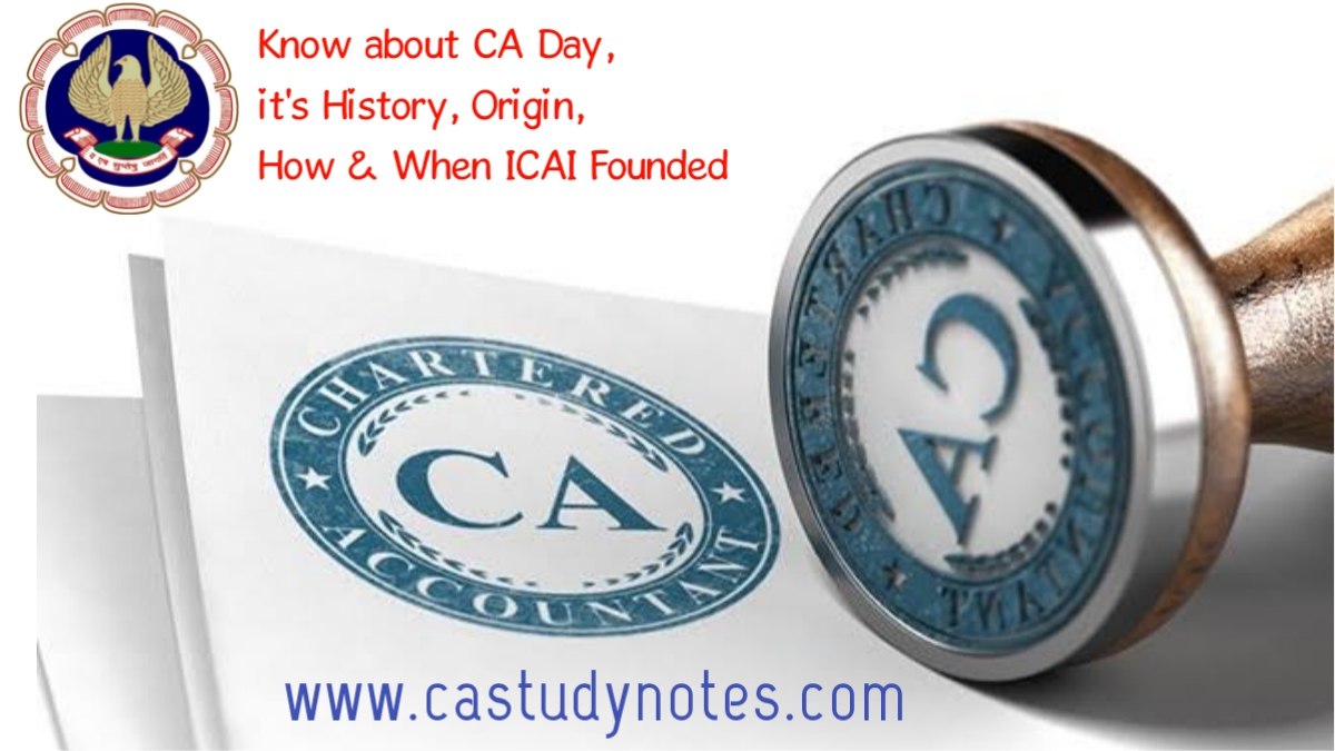Know About CA Day, it's History & Origin, How & When ICAI Founded - CA ...